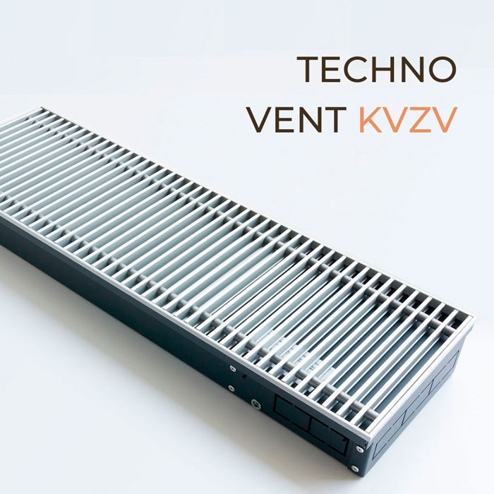 Встроенный радиатор в пол Techno Vent | Konvektors.ru